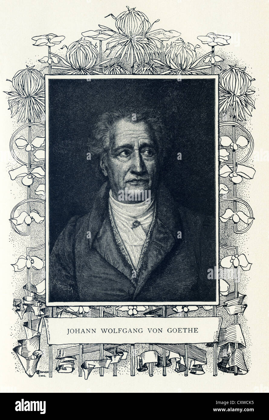 Johann Wolfgang von Goethe (1749-1832) was a German poet, dramatist ...