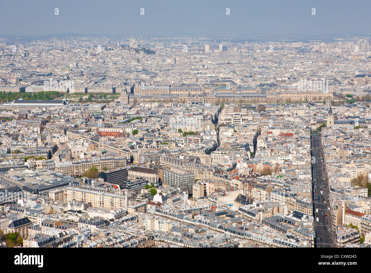 Aerial view of Paris, France Stock Photo - Alamy