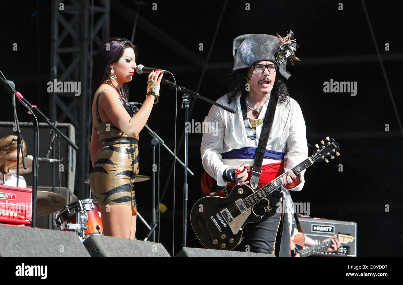 Adam Ant of Adam and The Ants, live on stage at Bestival Festival ...