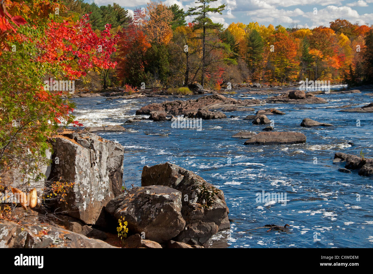 The North River at Wilson Falls Stock Photo - Alamy