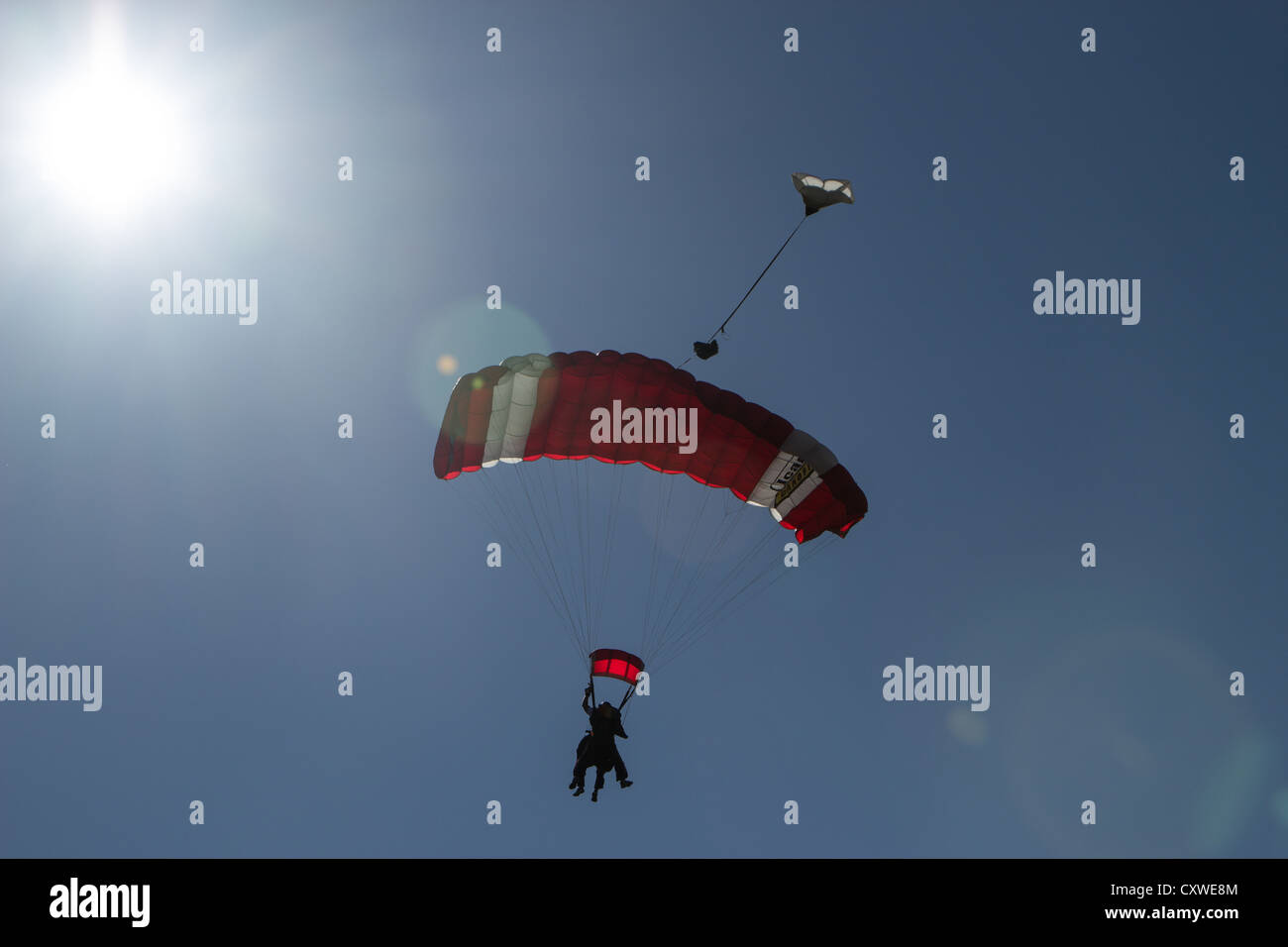 Bright colored parachutes Stock Photo - Alamy