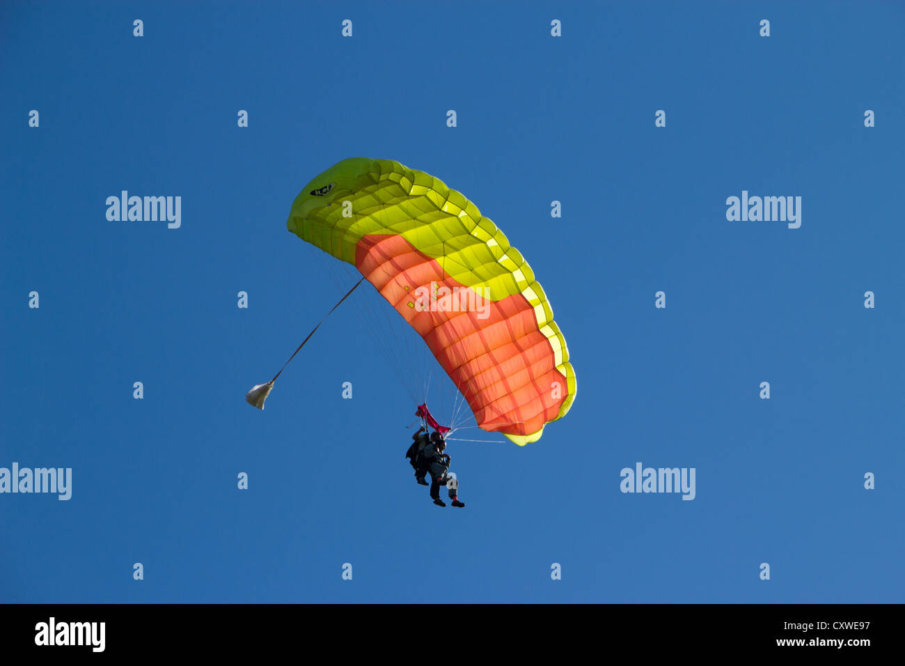 Bright colored parachutes Stock Photo - Alamy