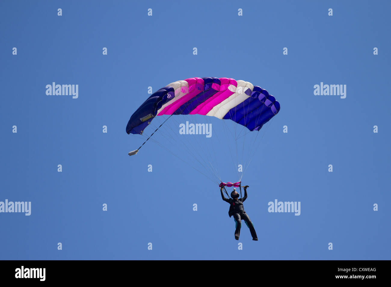 Bright colored parachutes Stock Photo - Alamy