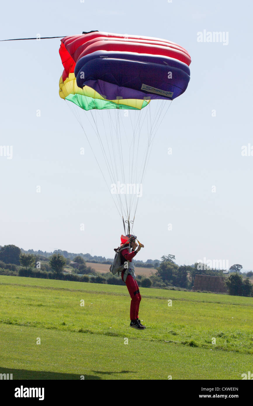 Bright colored parachutes Stock Photo - Alamy
