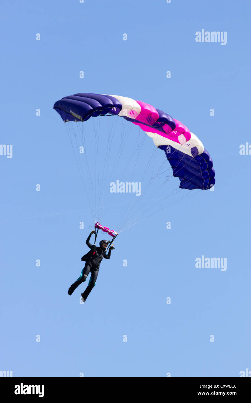 Bright colored parachutes Stock Photo - Alamy