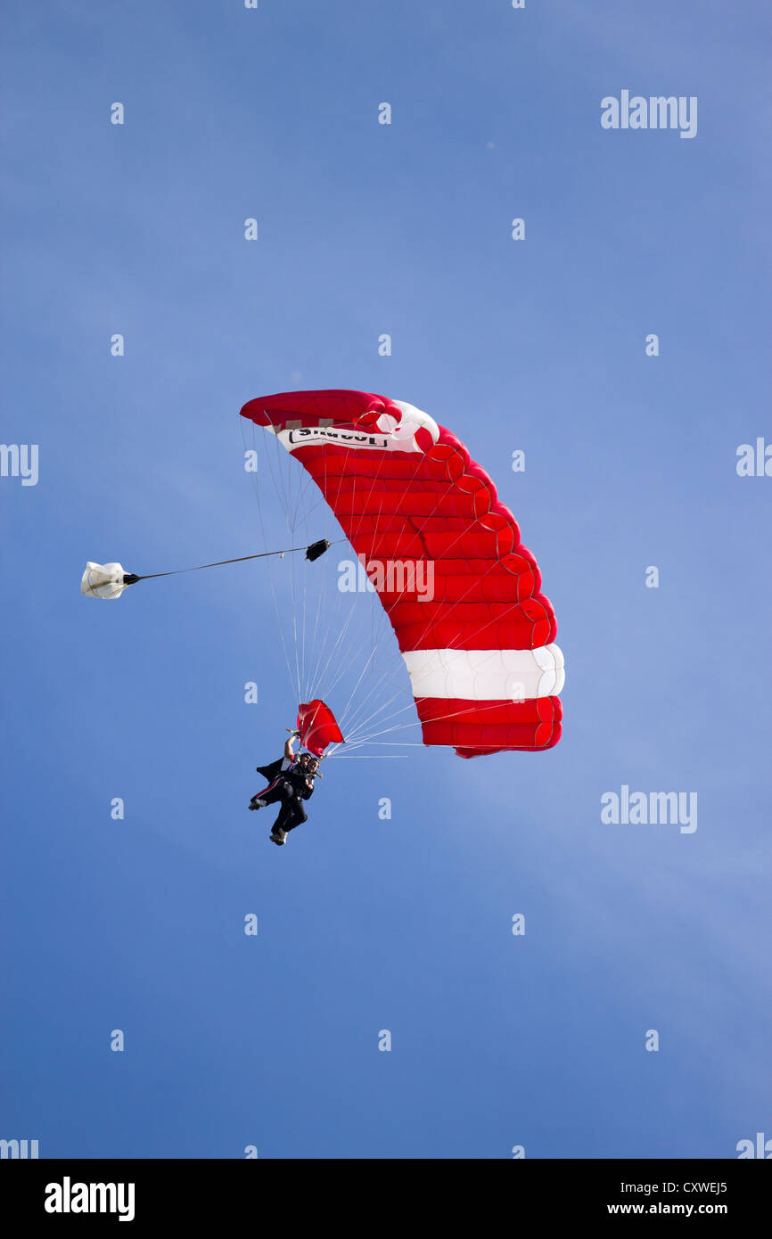 Bright colored parachutes Stock Photo - Alamy