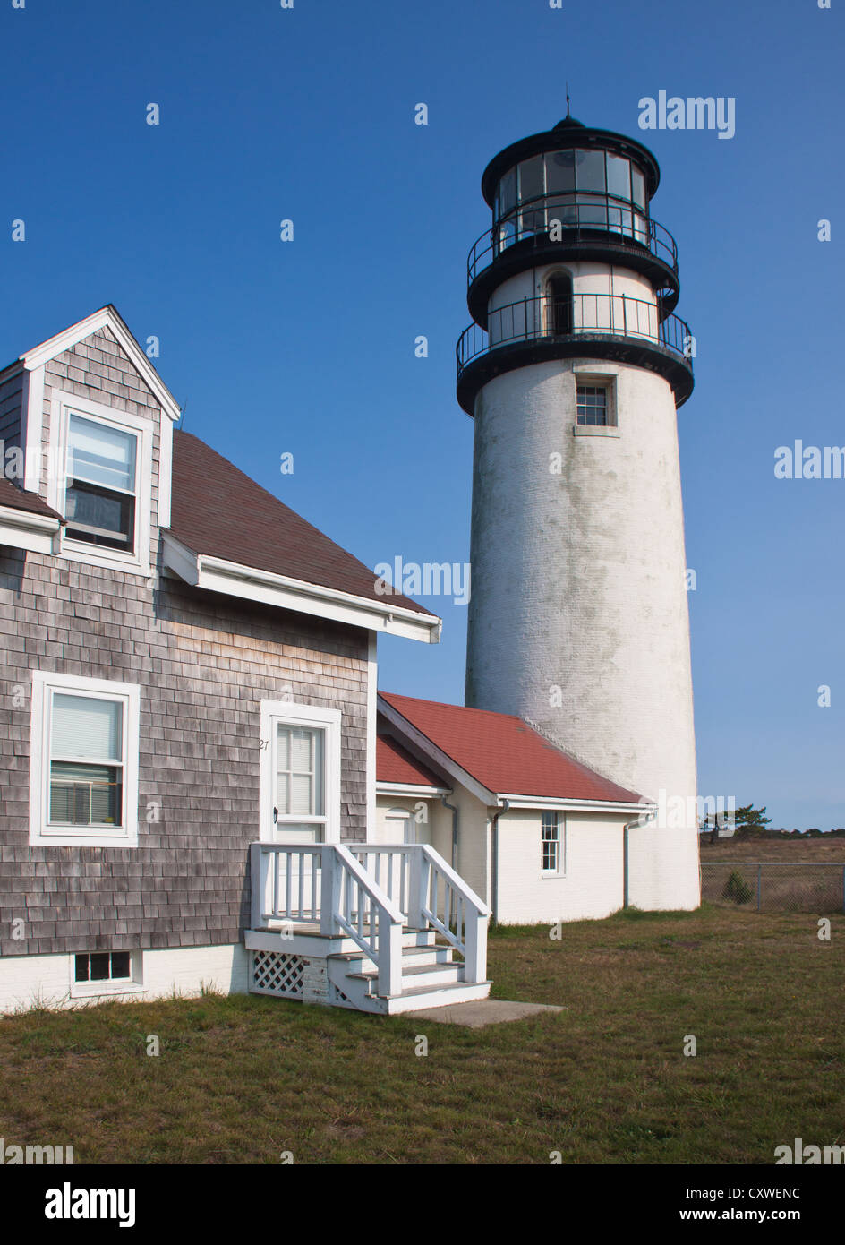 Highland Lighthouse, North Truro, Cape Cod, Massachusetts, USA Stock ...