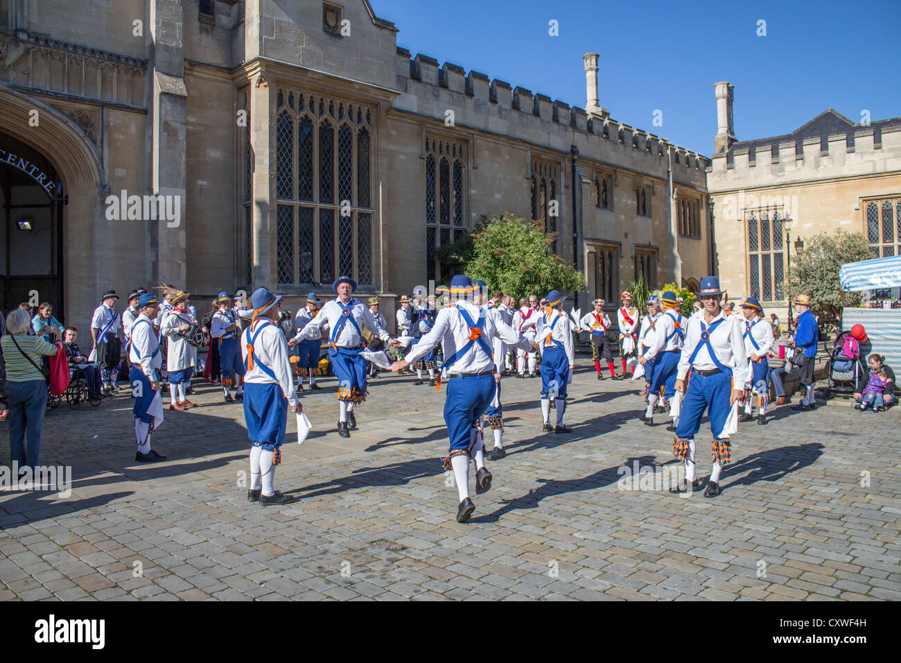 International Morris men display Stock Photo - Alamy