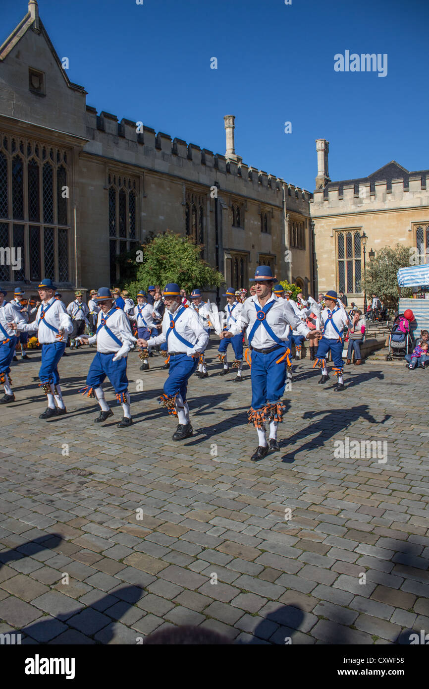 International Morris men display Stock Photo - Alamy