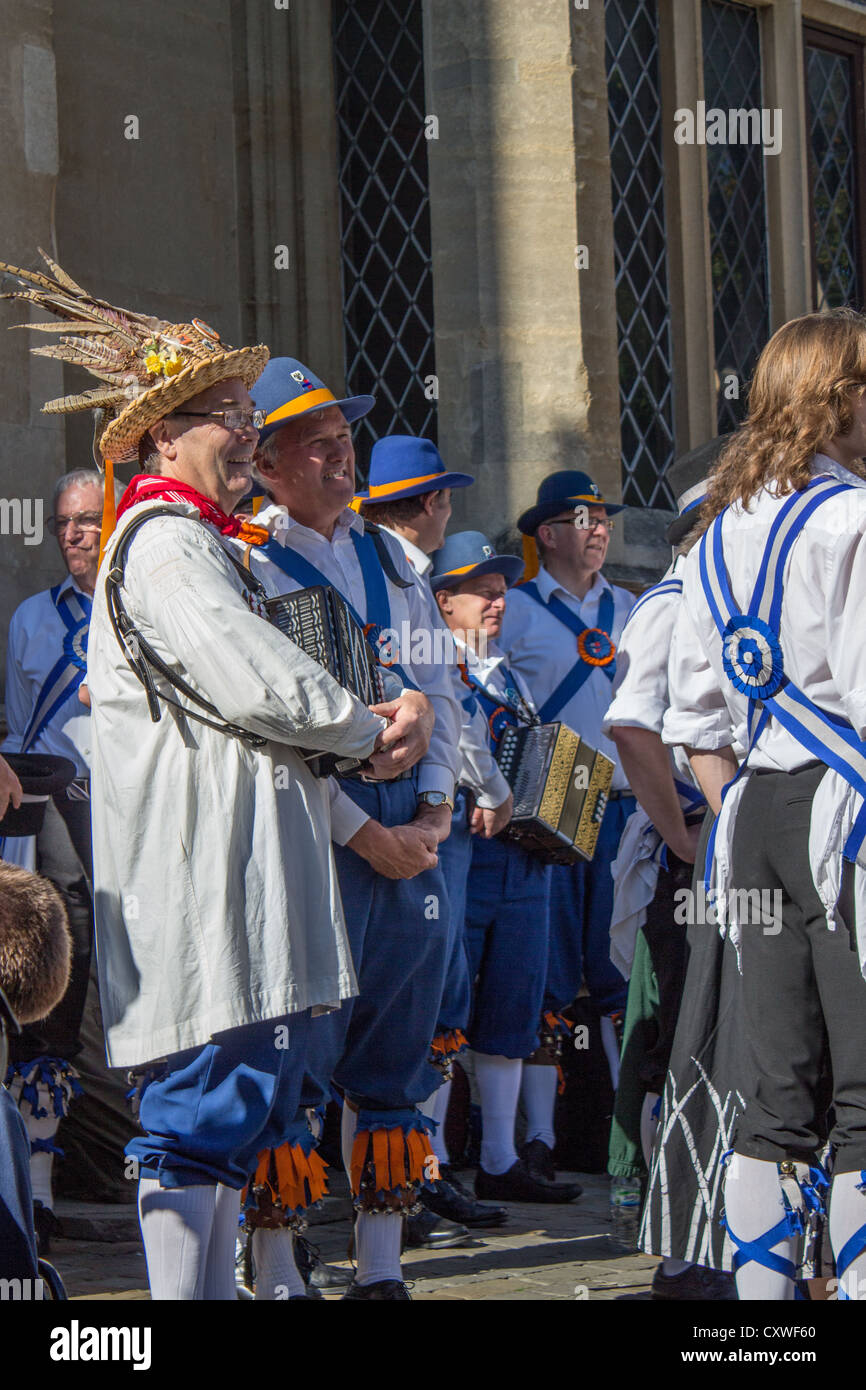International Morris men display Stock Photo - Alamy