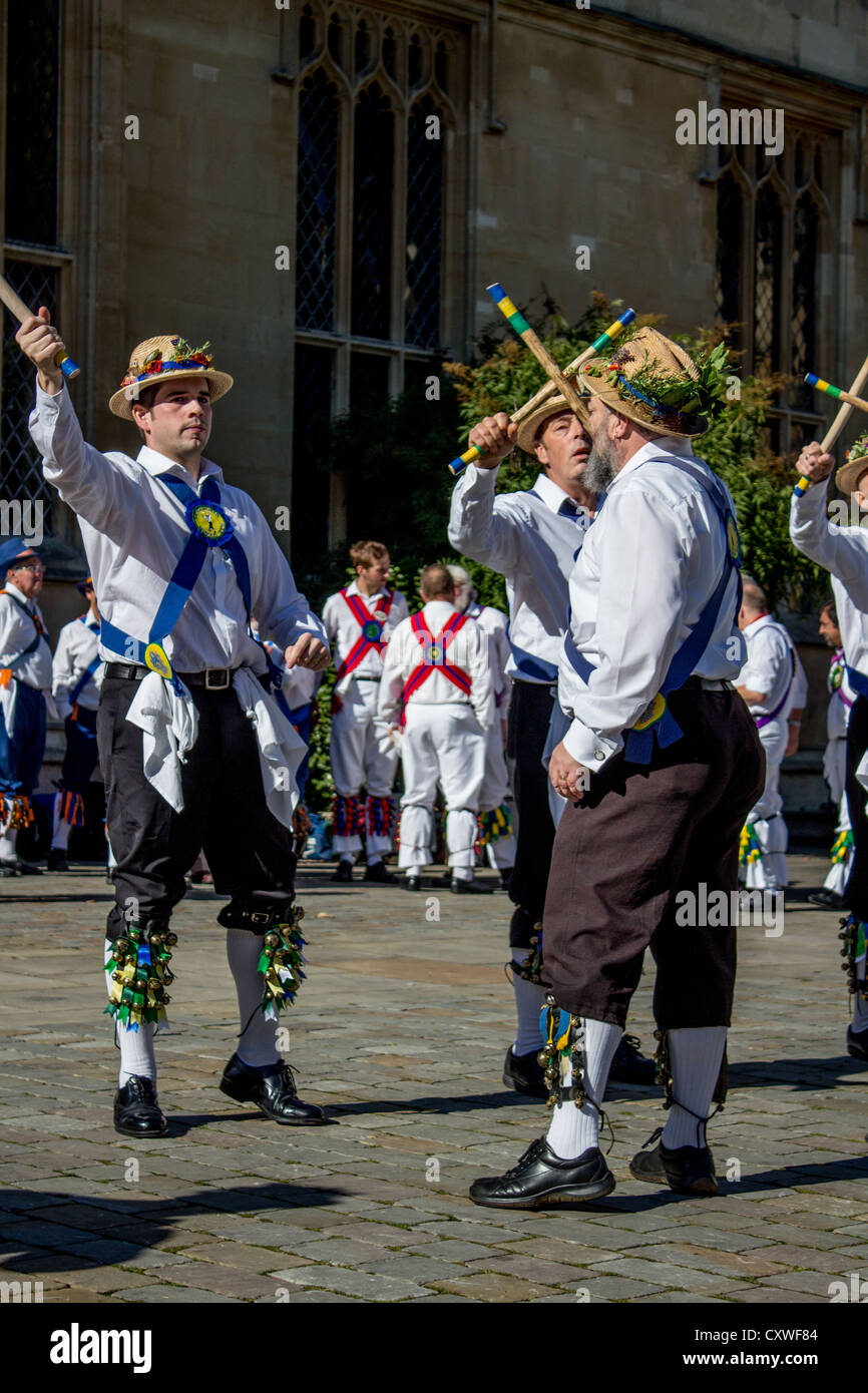 International Morris men display Stock Photo - Alamy