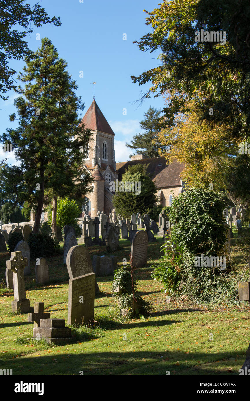 Bedford Park Cemetery Stock Photo - Alamy