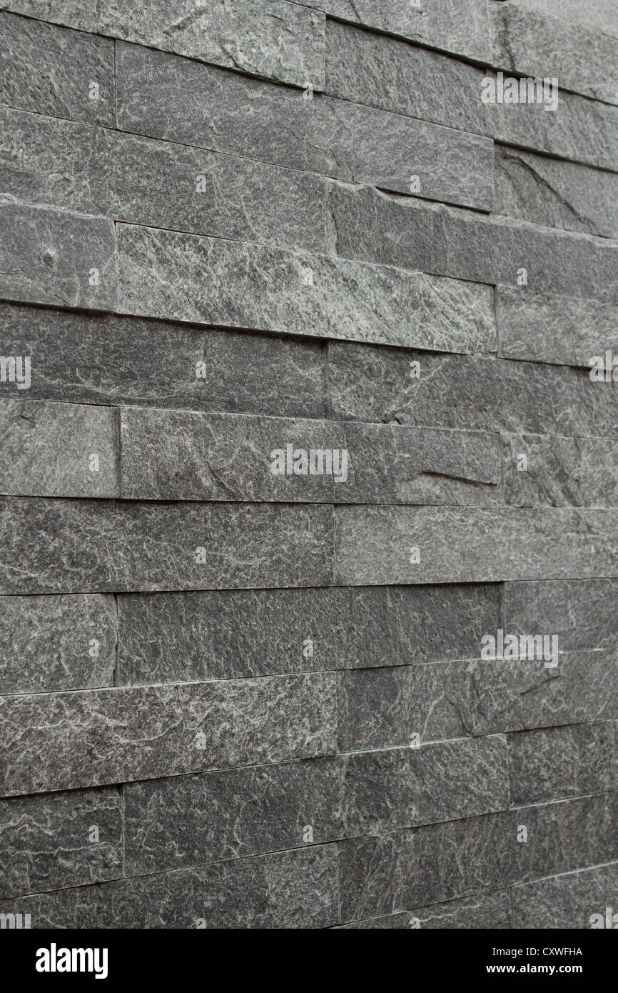 Grey slab textured wall Stock Photo - Alamy