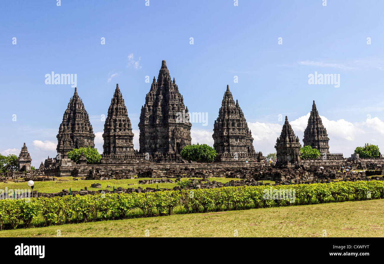 Prambanan temple near Yogyakarta on Java island, Indonesia Stock Photo ...