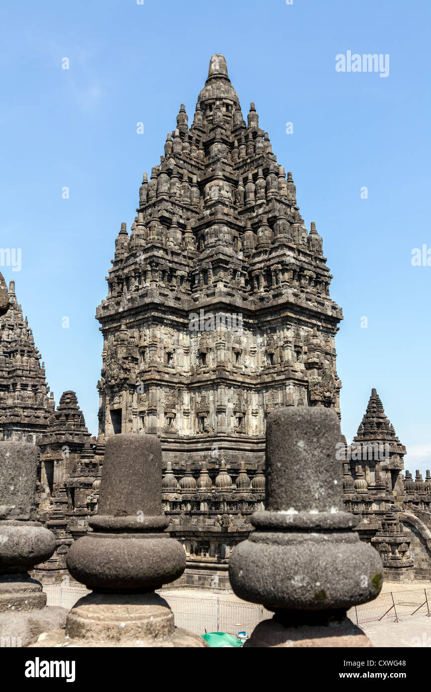 Prambanan temple near Yogyakarta on Java island, Indonesia Stock Photo ...