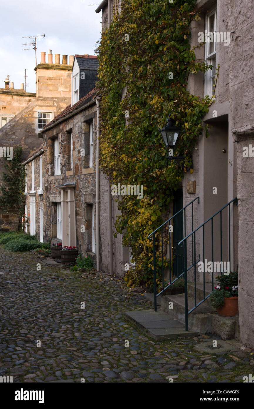 Row of houses on North Castle Street, St Andrews, Fife, Scotland Stock ...