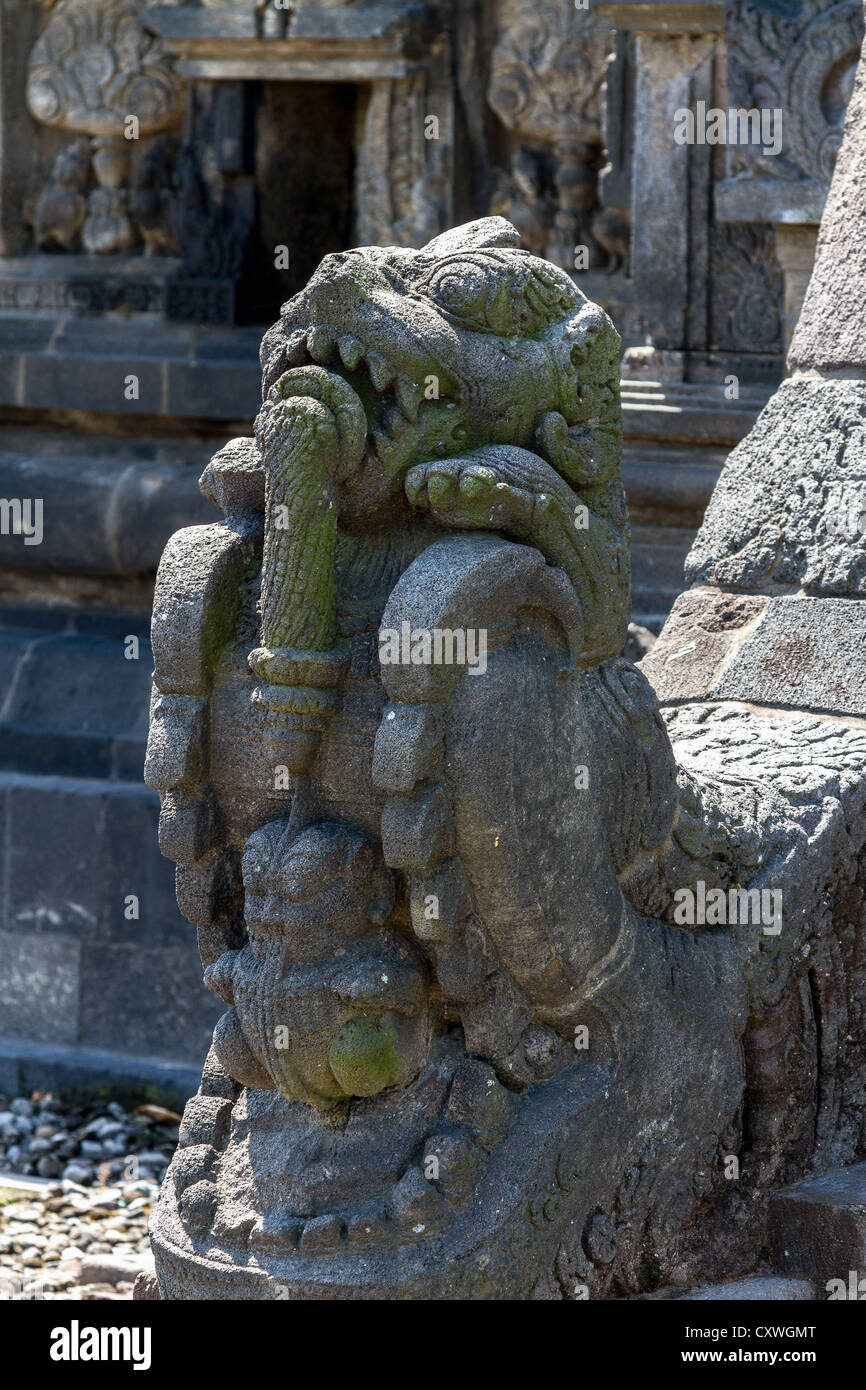 Prambanan temple architectural detail, Yogyakarta, Java island ...
