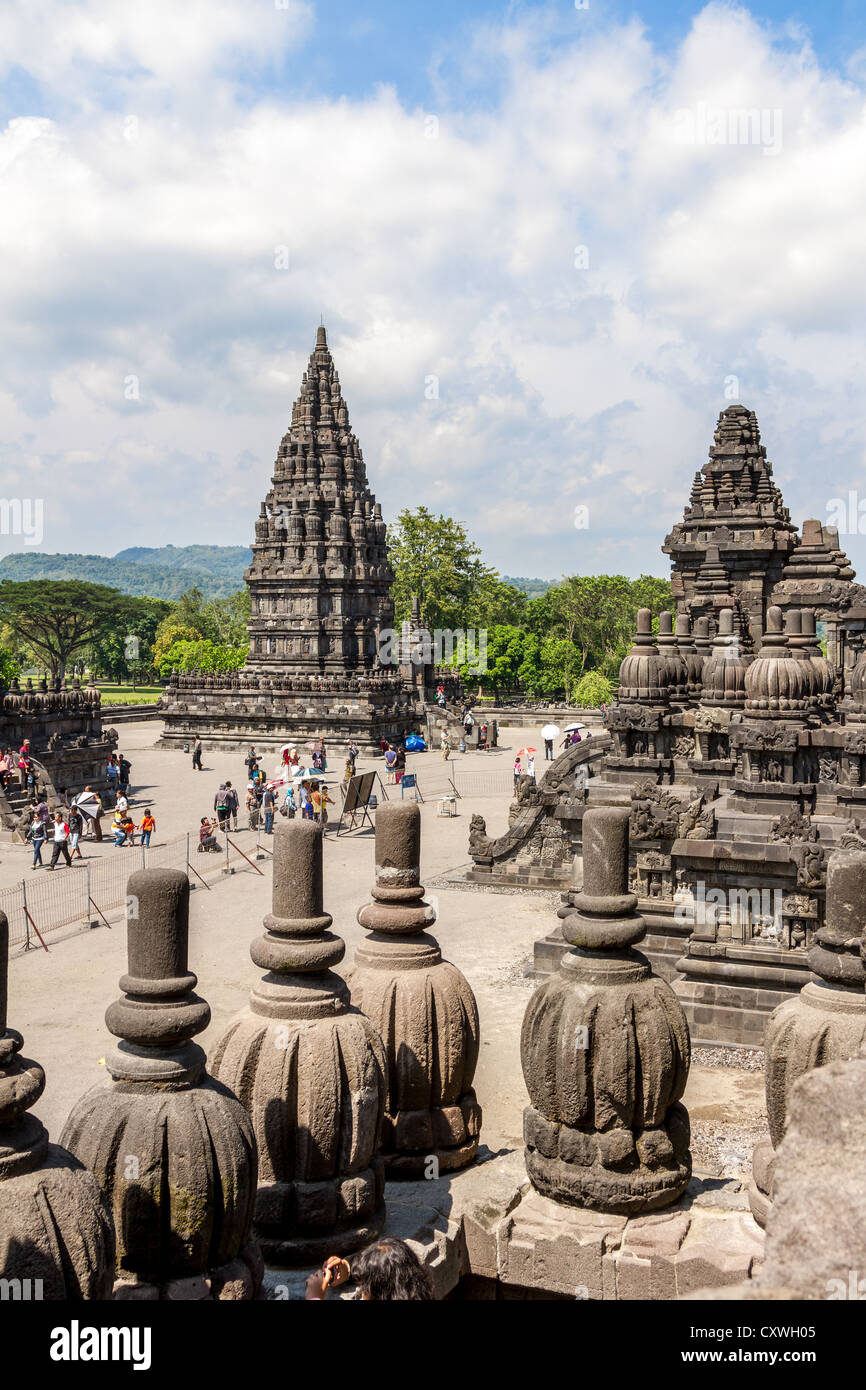 Prambanan temple near Yogyakarta on Java island, Indonesia Stock Photo ...