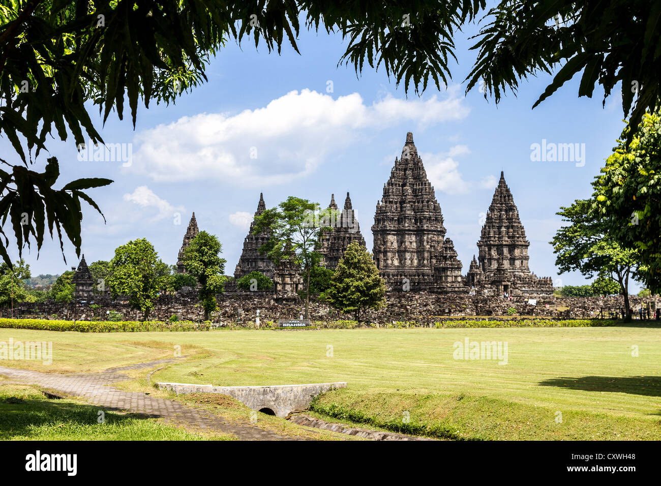 Prambanan temple near Yogyakarta on Java island, Indonesia Stock Photo ...