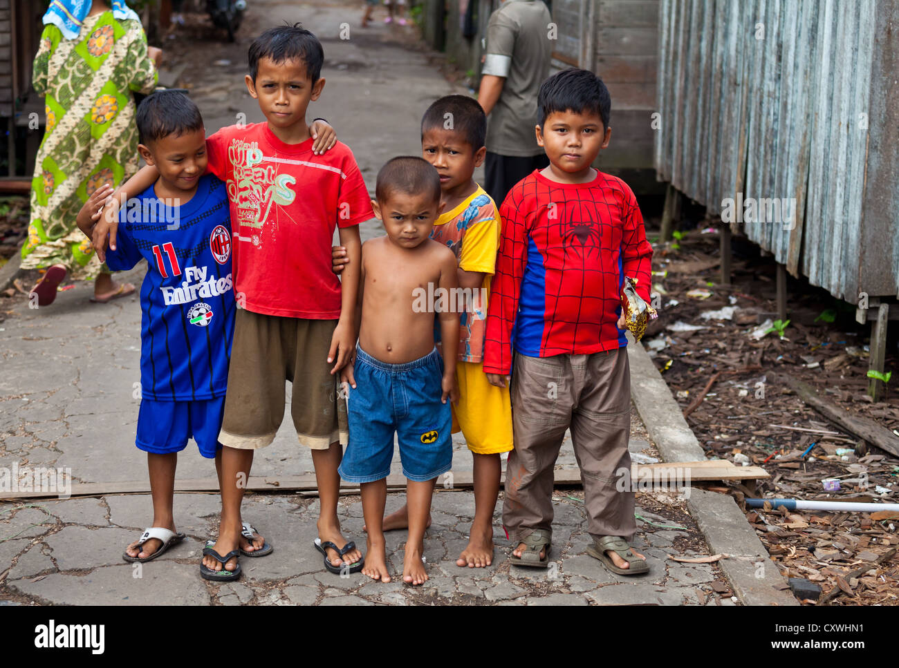 Indonesian children kalimantan hi-res stock photography and images - Alamy