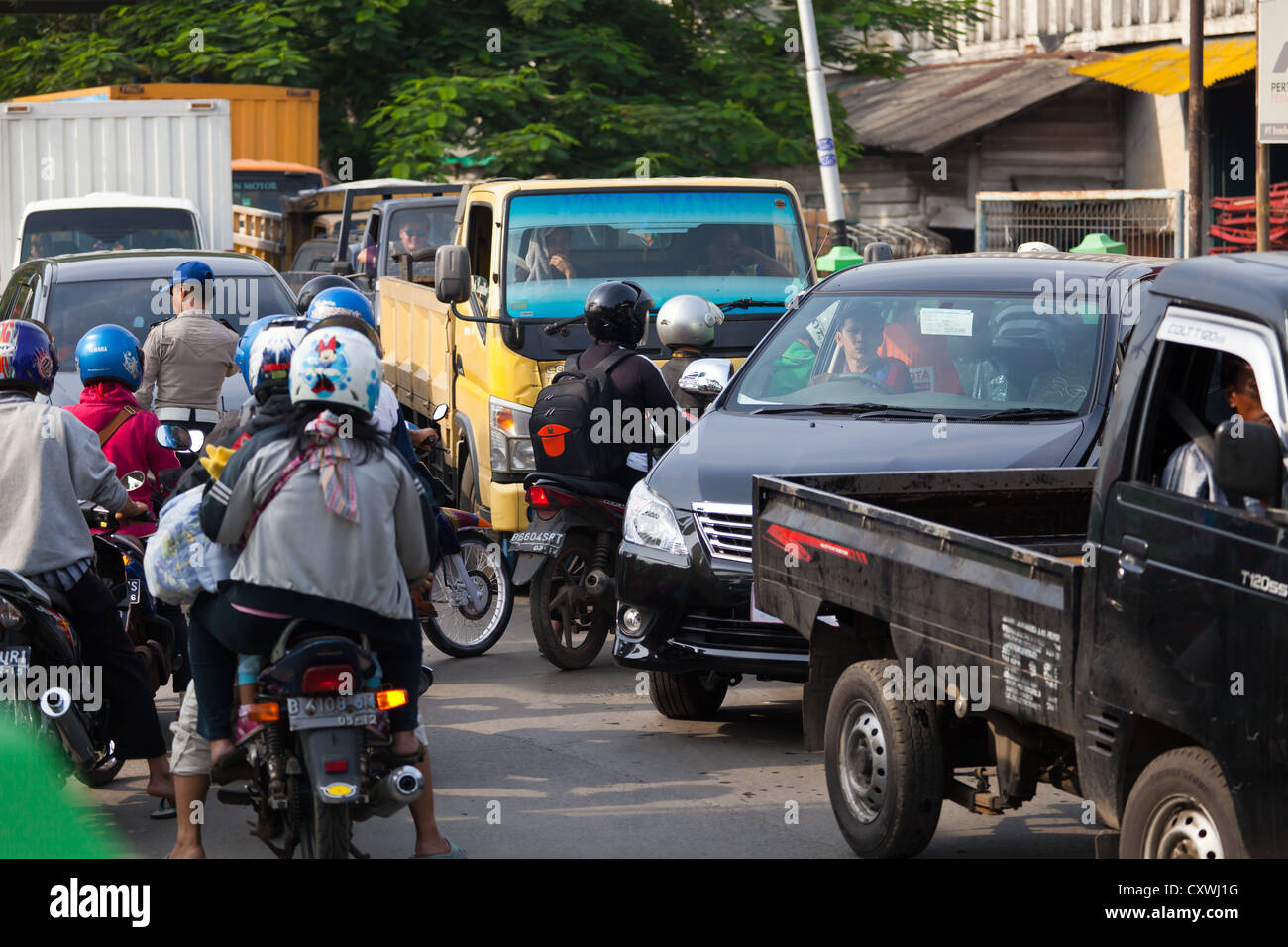 Traffic in Jakarta, Indonesia Stock Photo - Alamy