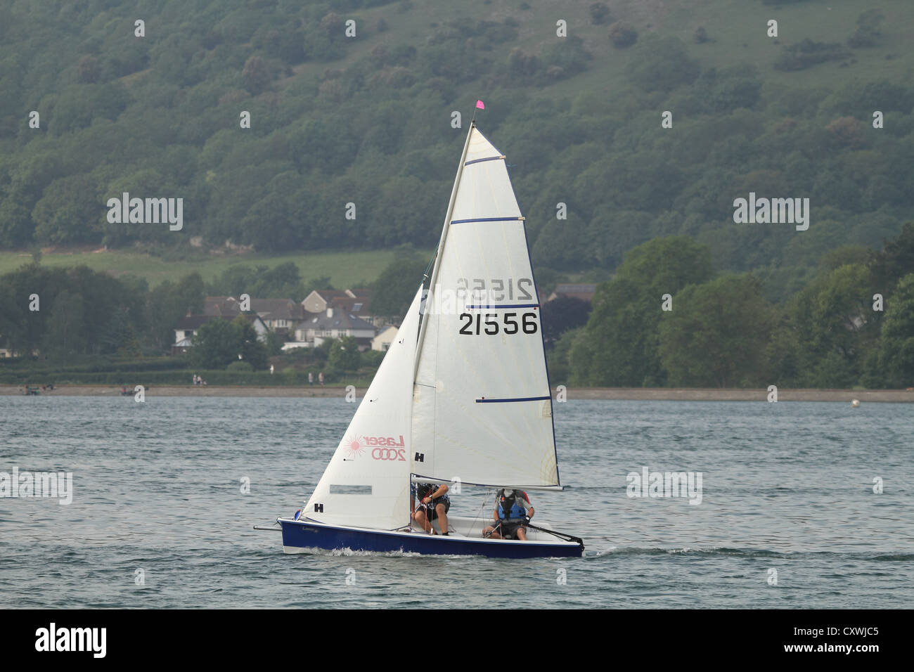 Reservoir sailing on Cheddar Stock Photo - Alamy