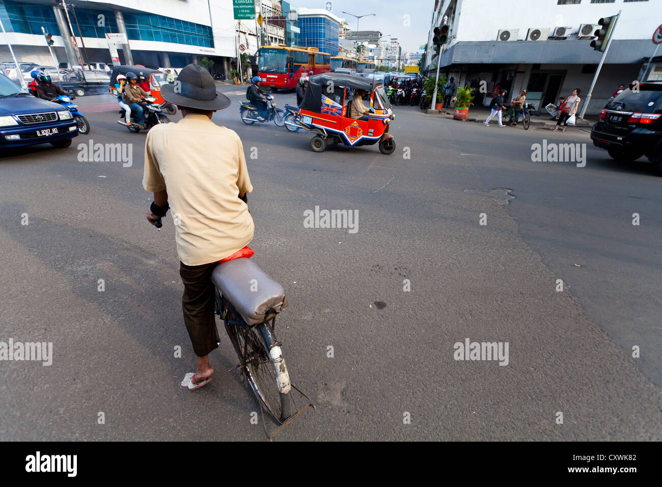 Traffic in Jakarta, Indonesia Stock Photo - Alamy