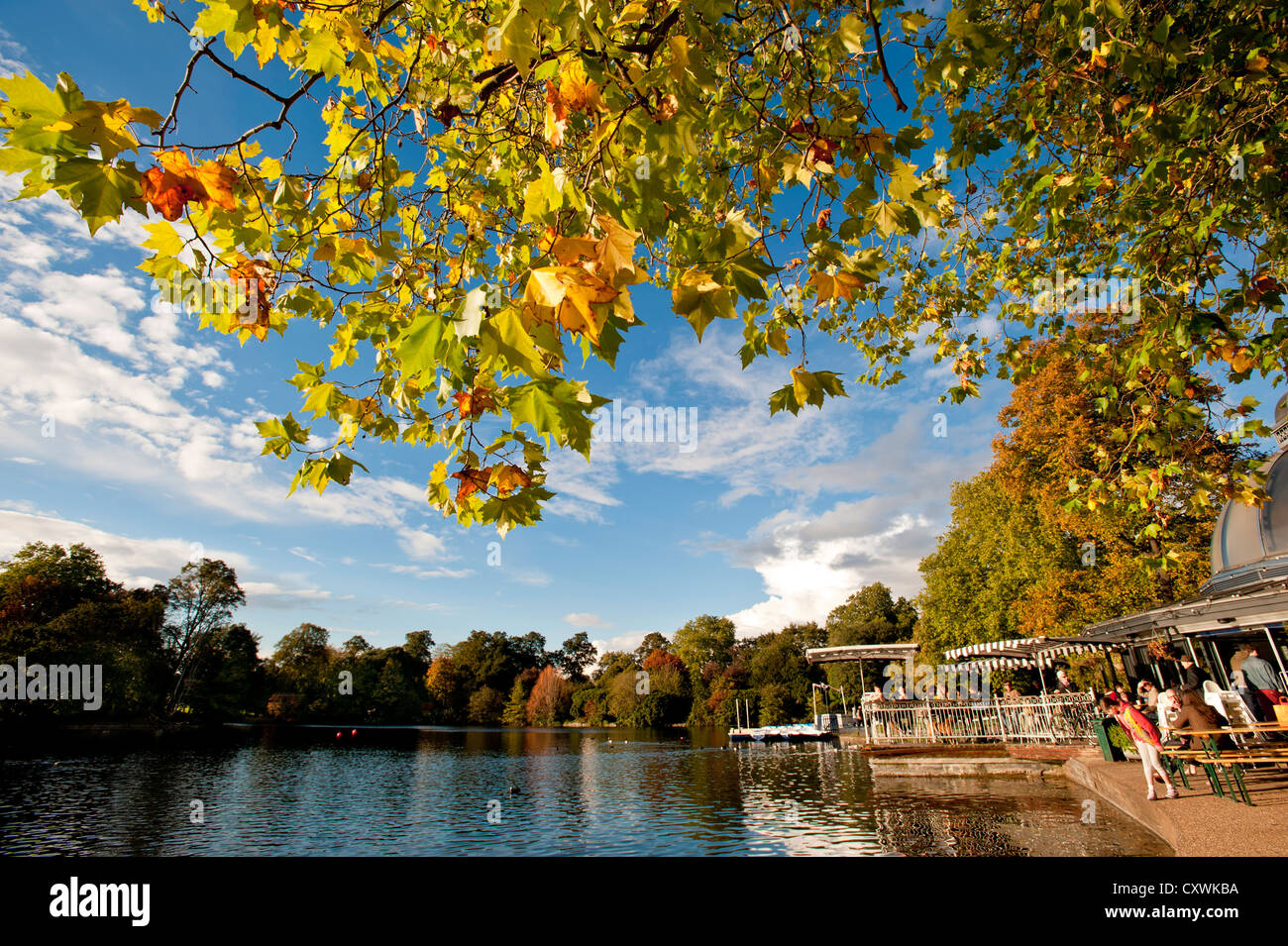 Victoria Park Hackney Autumn High Resolution Stock Photography and ...
