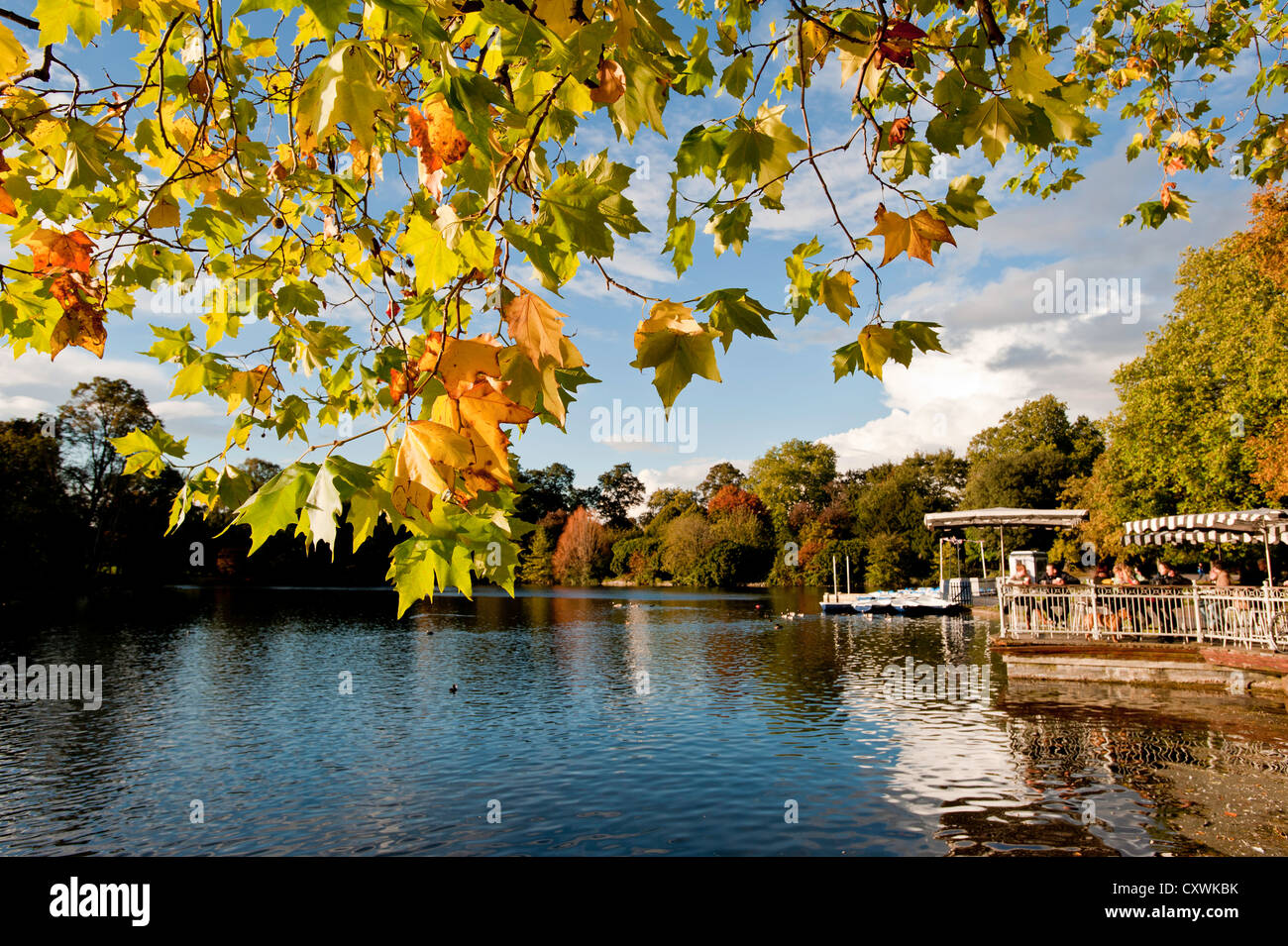 Victoria Park Hackney Autumn High Resolution Stock Photography and ...