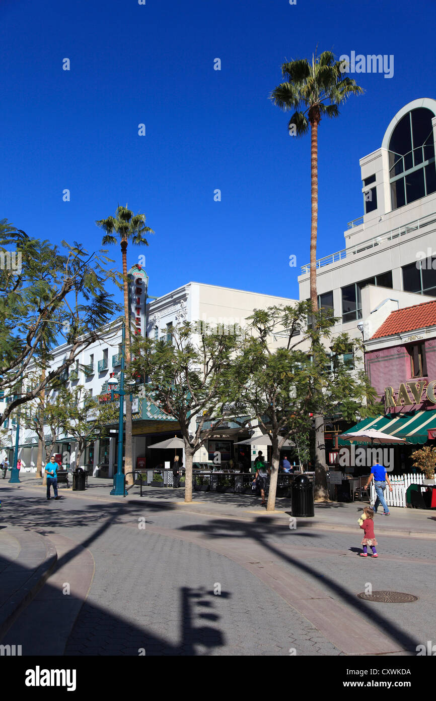 Third Street Promenade, Santa Monica, Los Angeles, California, USA ...