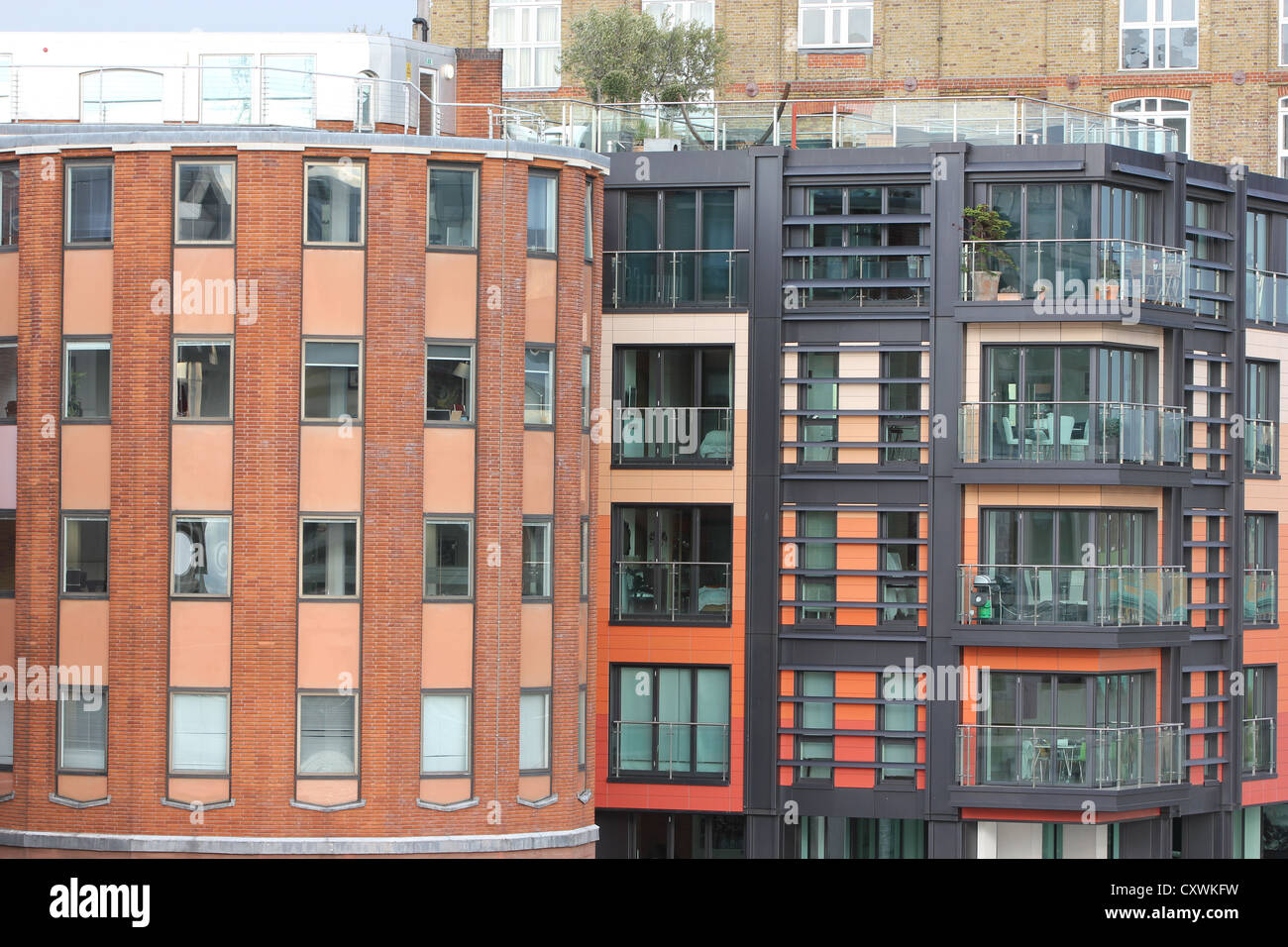 London, U.K., city, europe, windows, buildings, modern architecture ...