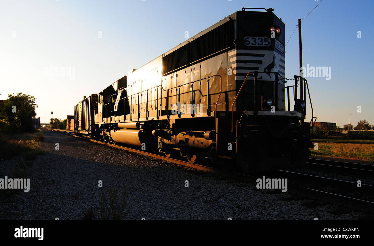 A Norfolk Southern locomotive Stock Photo - Alamy