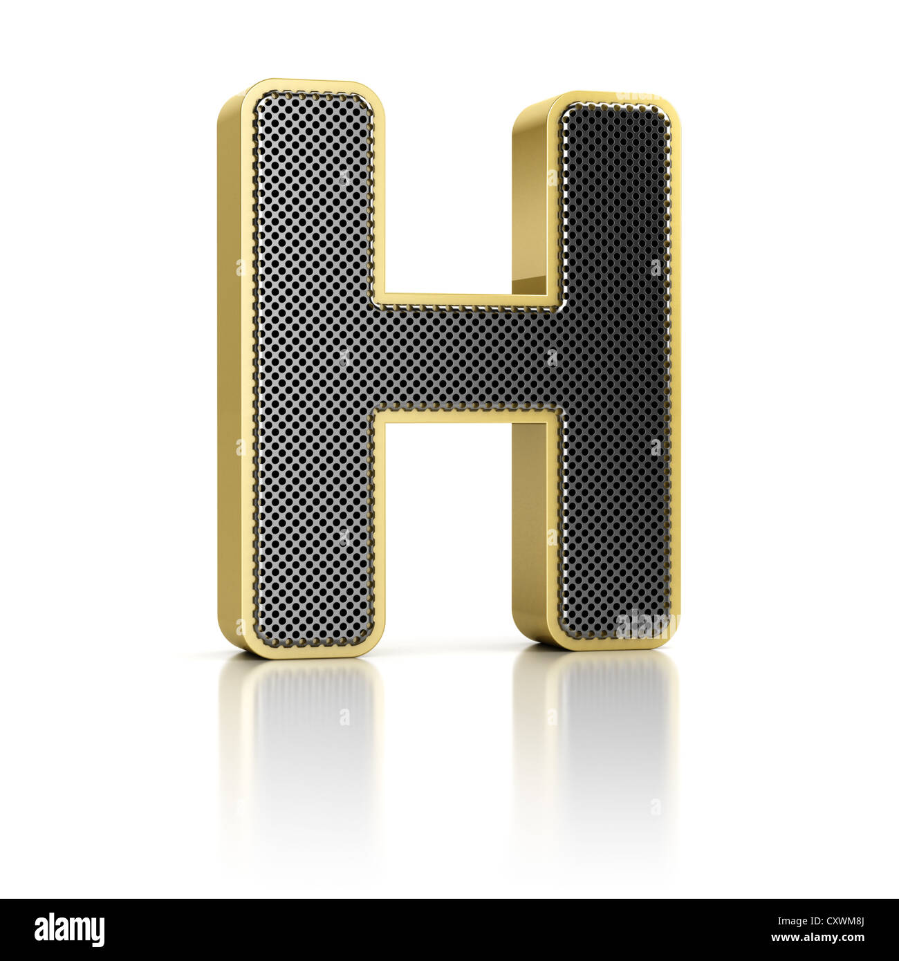 The letter H Stock Photo - Alamy