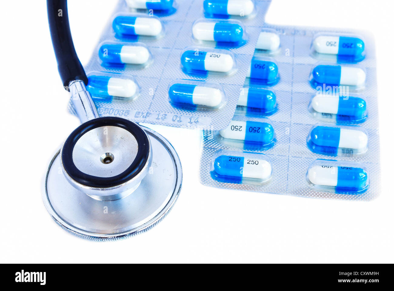 medicinal and stethoscope Stock Photo - Alamy