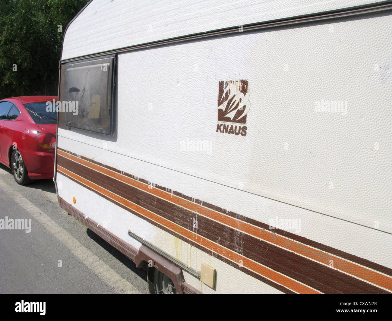 Old knaus caravan hi-res stock photography and images - Alamy