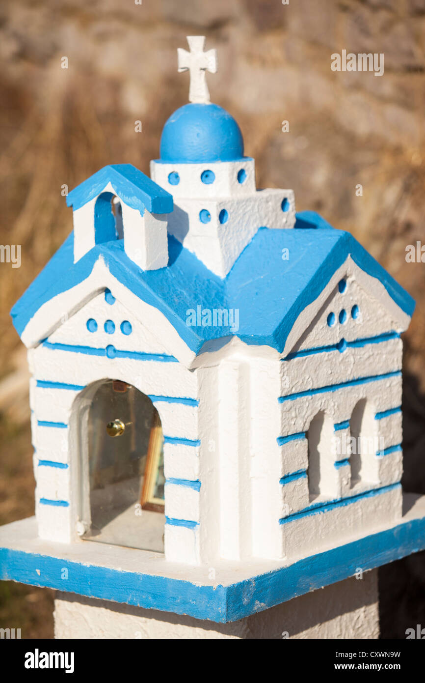 Greek orthodox roadside shrine hi-res stock photography and images - Alamy