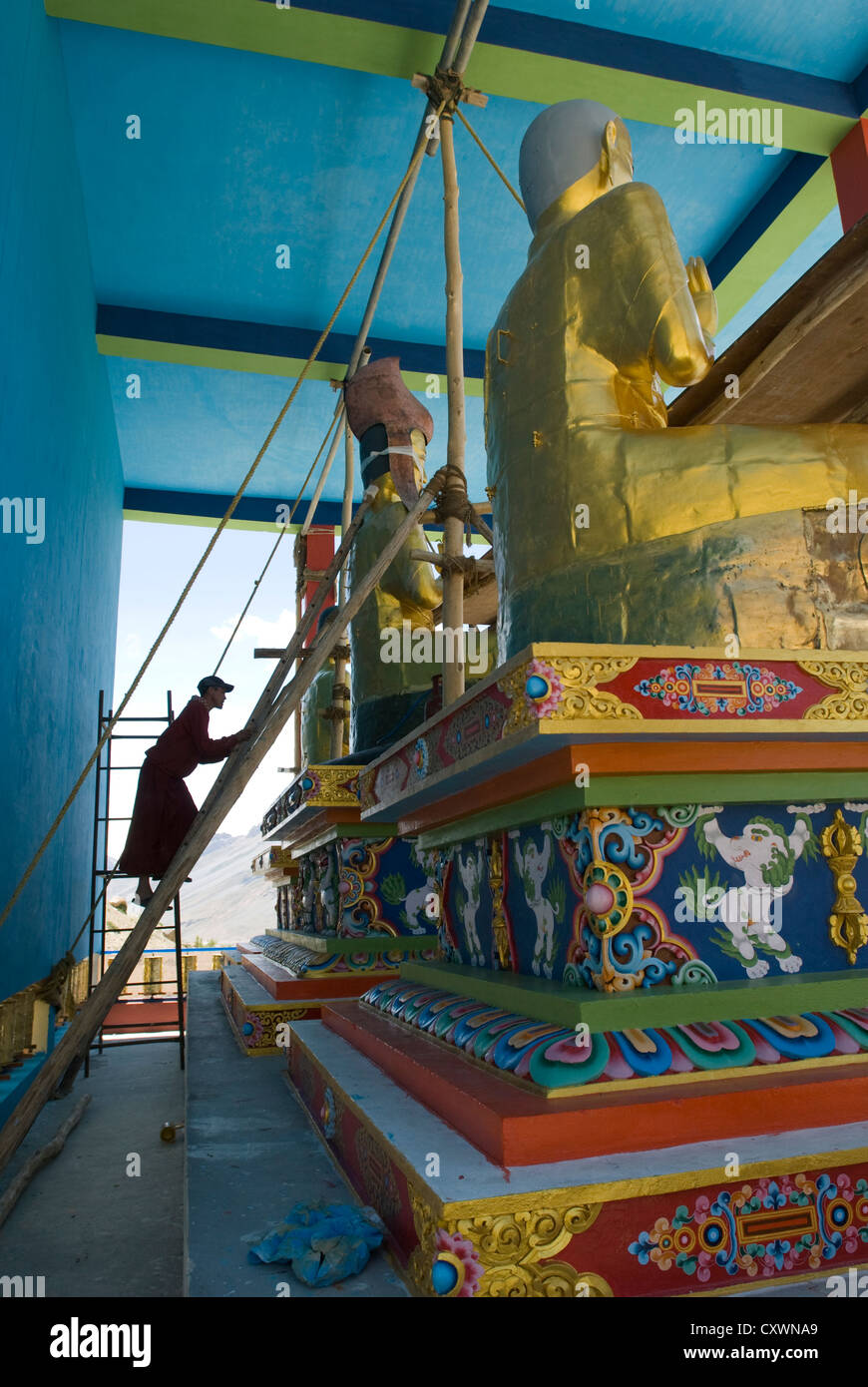 Buddhist monastery shrine hi-res stock photography and images - Alamy