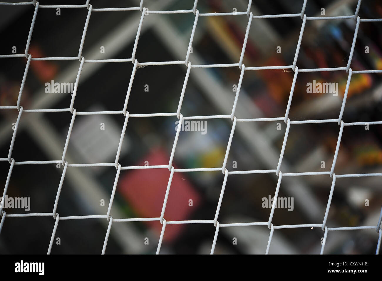 Seamless texture metal mesh fence hi-res stock photography and images ...