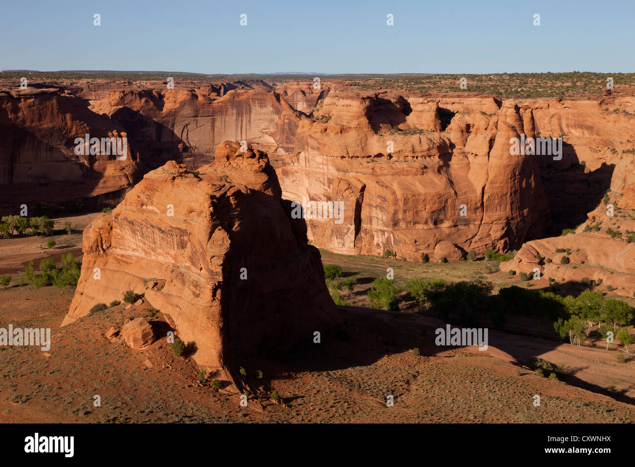 View from Junction Overlook of Canyon de Chelly, Arizona, USA Stock ...