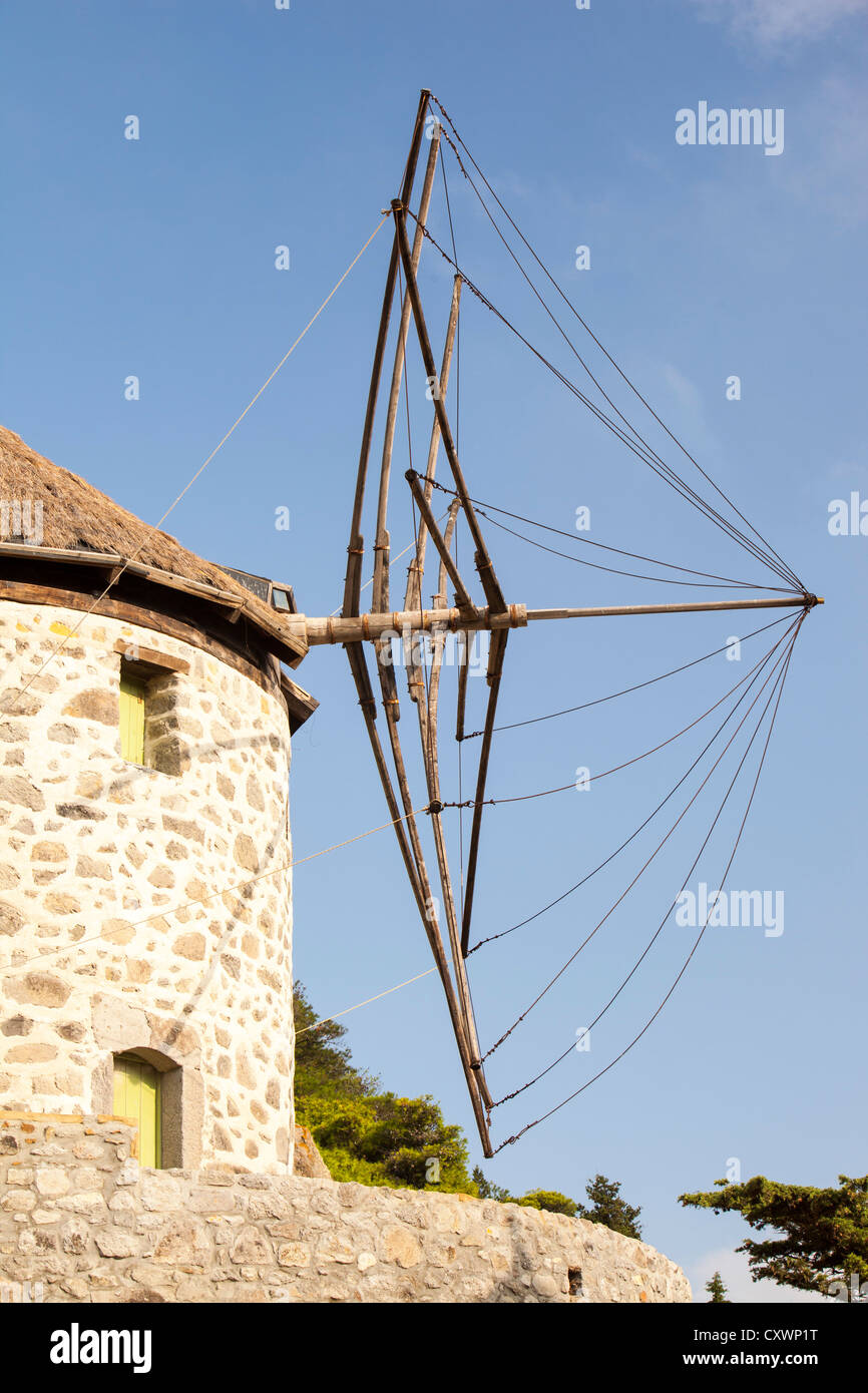 Ancient greek windmill greece hi-res stock photography and images - Alamy