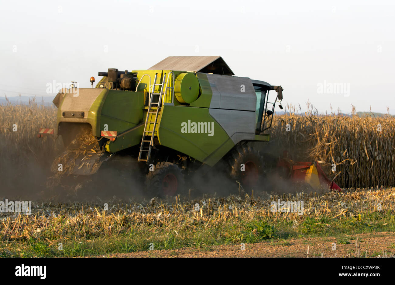 Corn combine hi-res stock photography and images - Alamy