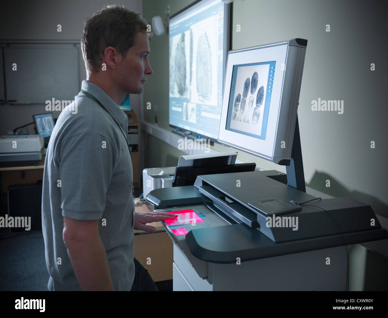 Forensic identification laboratory hi-res stock photography and images ...