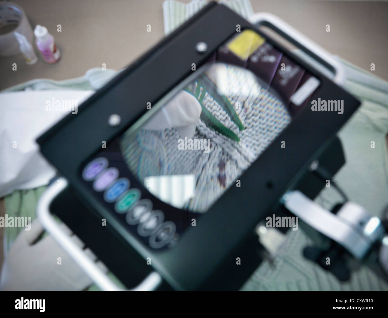 Forensic evidence glass hi-res stock photography and images - Alamy