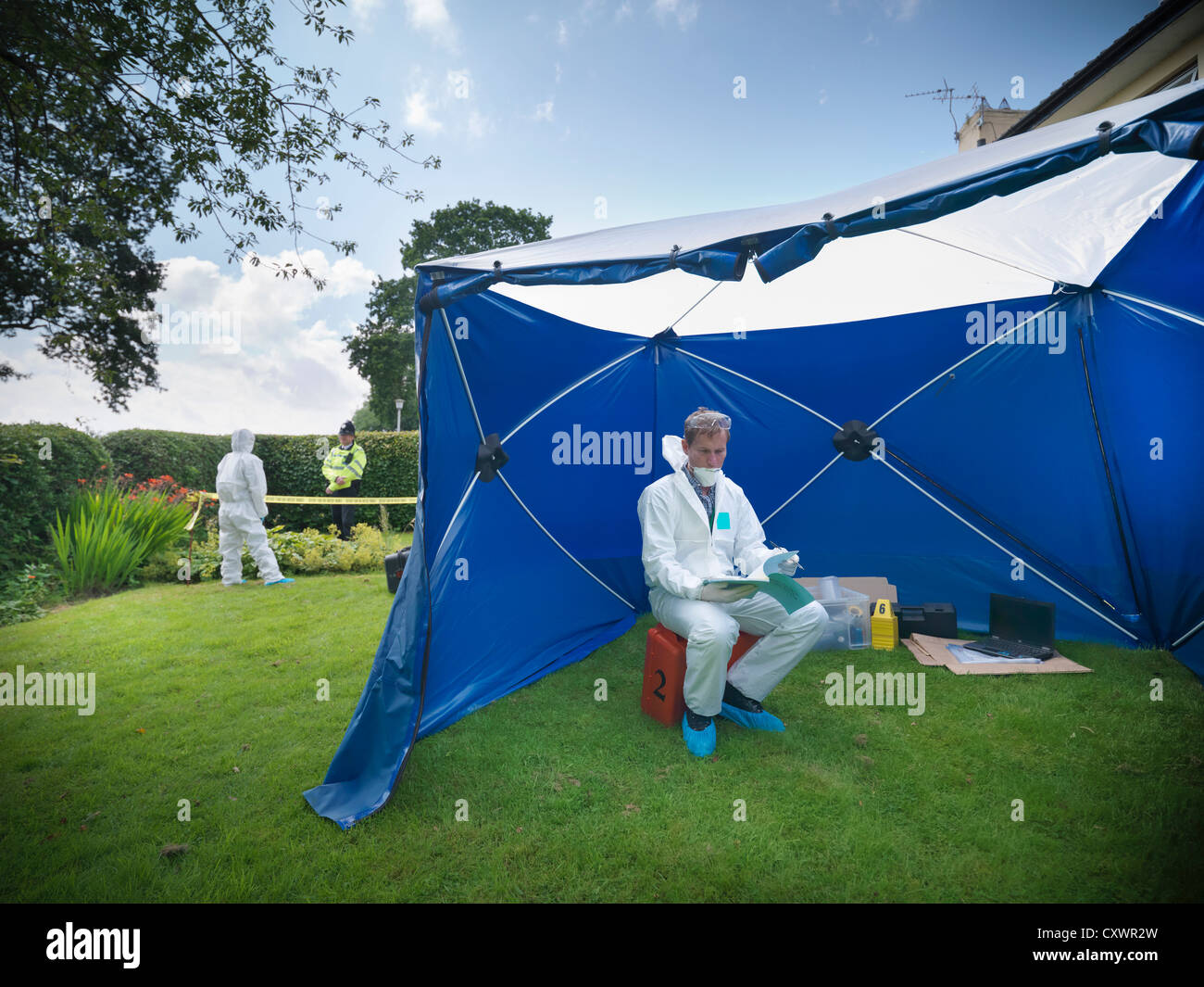 Crime Scene Tent High Resolution Stock Photography and Images - Alamy