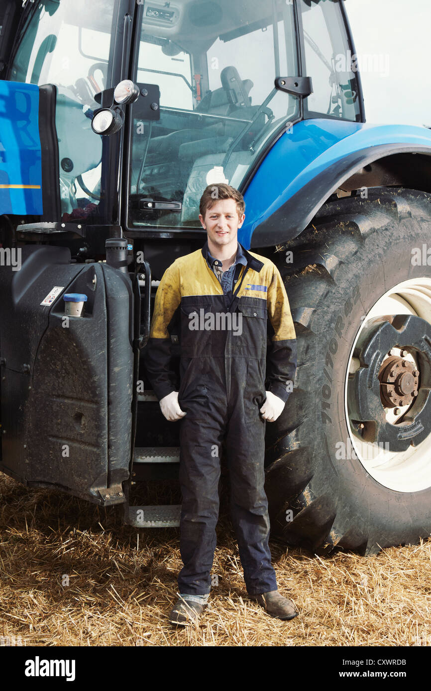 Farmer Posing With Tractor High Resolution Stock Photography and Images ...