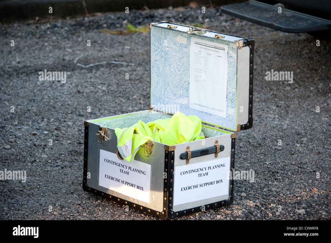 Major Incident Contingency Planning Box Fire & Rescue Stock Photo - Alamy