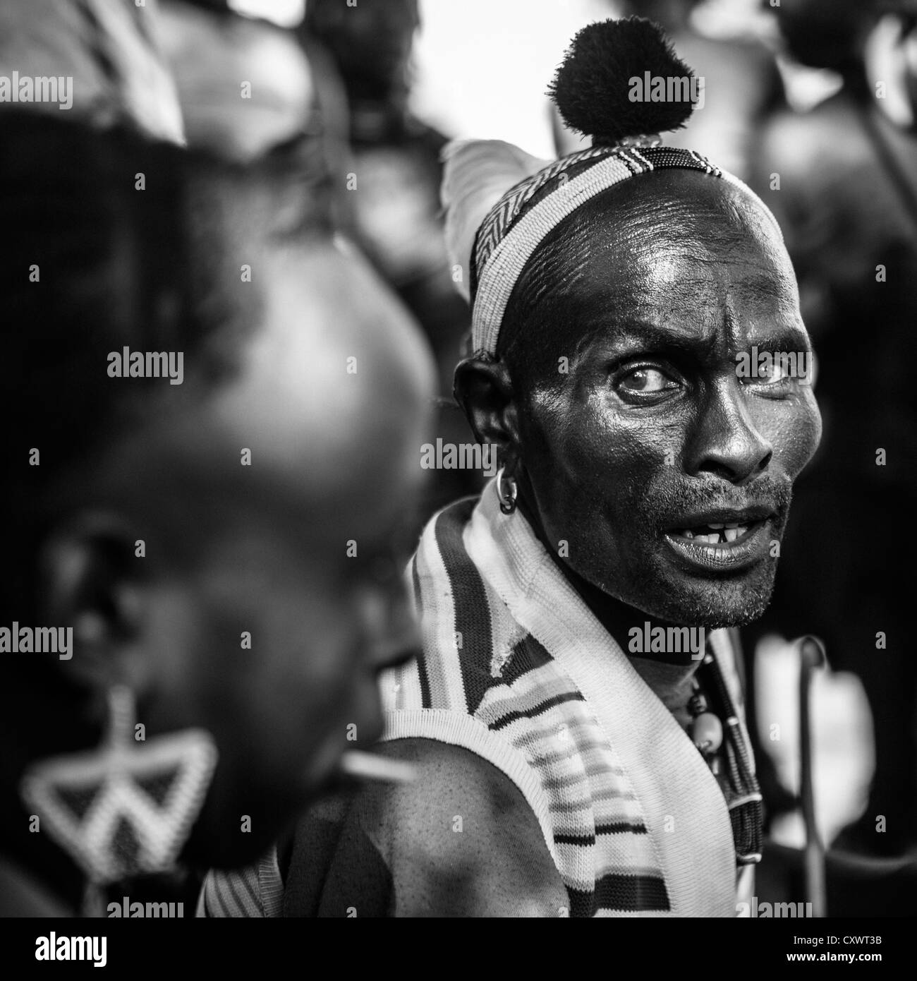 Hamar tribe Black and White Stock Photos & Images - Alamy