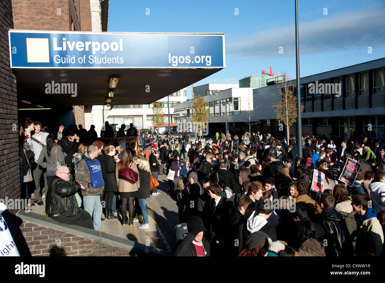 Students protesting demonstration against University Tuition Fees and ...