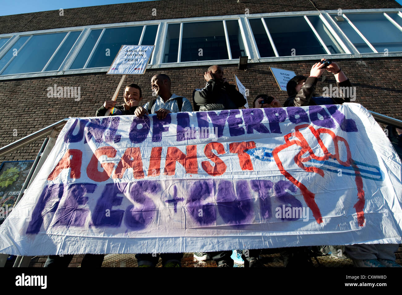 Students protesting demonstration against University Tuition Fees and ...