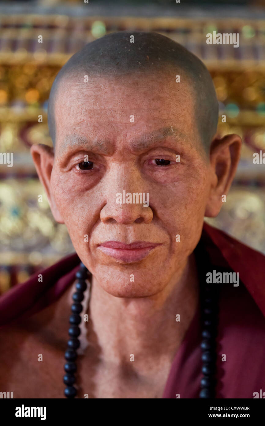 Wax mummy monk in temple hi-res stock photography and images - Alamy